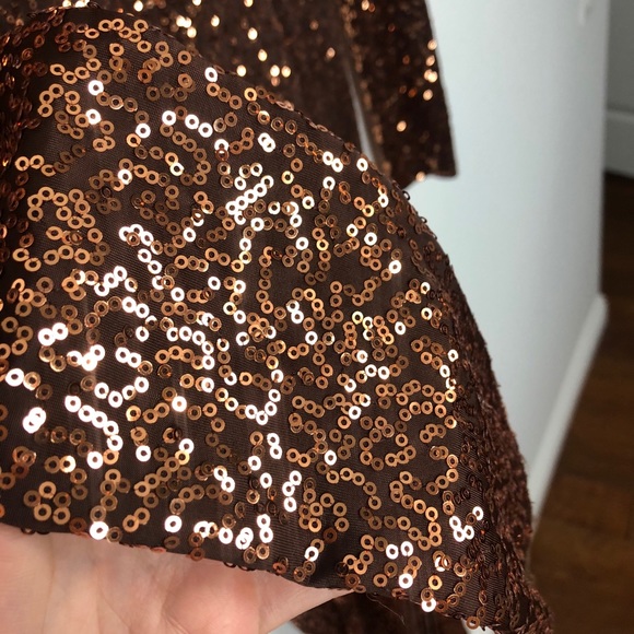 LaQuan Smith | Pants & Jumpsuits | Laquan Smith Sequin Embellished Long Sleeve Fitted Jumpsuit ...